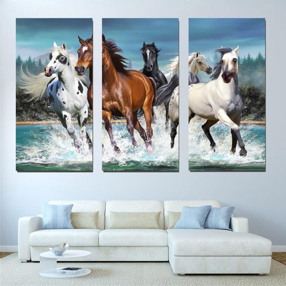 Tableaux Cheval 3 Pièces | Livraison Gratuite & Univers Cheval