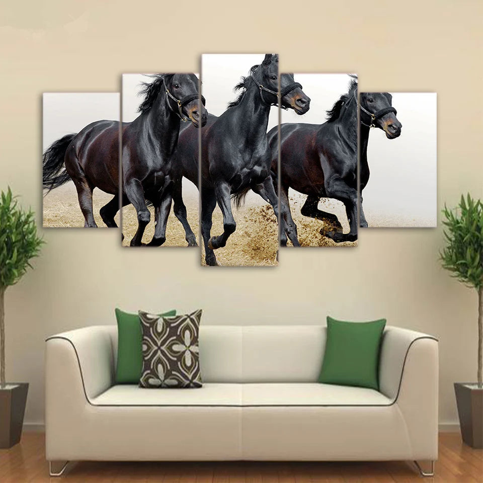 Tableau Cheval Multicolore | Univers Cheval